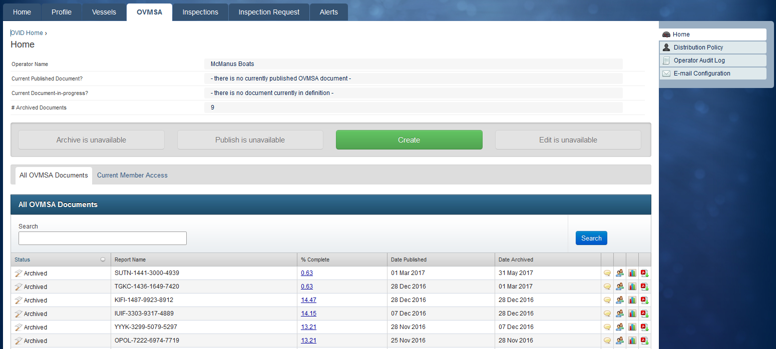 OVID Operator - Creating an OVMSA Report for your organisation – OCIMF ...